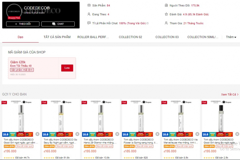 Top 8 Shop bán nước hoa chính hãng uy tín nhất trên Shopee - Top Chuẩn